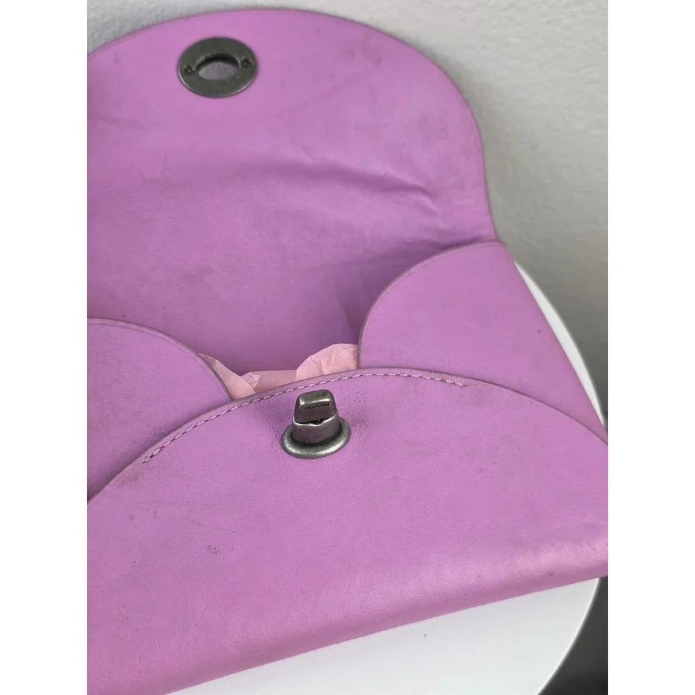 Coach | Bags | Coach Pink Leather Turnlock Pouch Envelope Clutch Bag ...